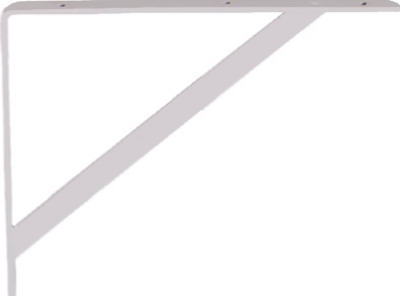20 In. White Shelf Bracket - True Value Hardware