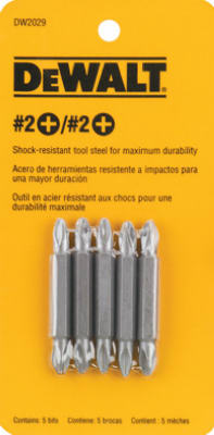 #2 Double-Ended Screwdriver Bit, 5-Pk. - True Value Hardware