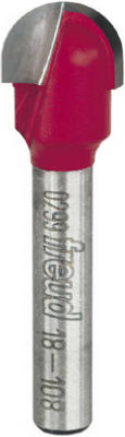 1/4-In. 2-Flute Round-Nose Router Bit - True Value Hardware