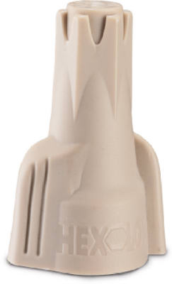 Hex-Lok Wire Connector, H1, Square Spring, Tan, 175-Pk. - True Value ...