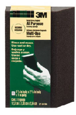 Large-Area Flexible Angled Sanding Sponge, Medium, 4-7/8 x 2-7/8 x 1-In ...