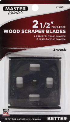 4-Edge Scraper Blades, 2-1/2-In., 2-Pk. - True Value Hardware