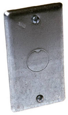 Blank 1/2 In. Knockout Handy Box Cover - True Value Hardware