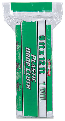 Plastic Drop Cloth, Medium-Duty, 9 x 12-Ft. - True Value Hardware