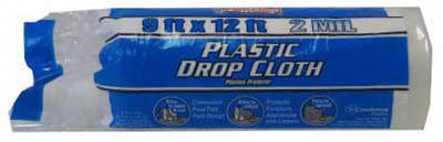 Heavy-Duty Drop Cloth, Plastic, 9 x 12-Ft. - True Value Hardware