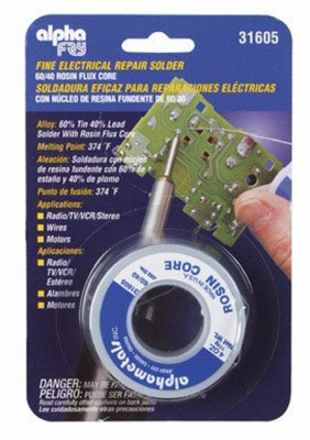 Leaded Electrical Solder, 3-oz., .032-Diameter - True Value Hardware