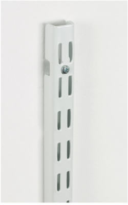 12-In. White Wall Shelf Track - True Value Hardware