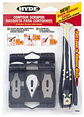 Contour Paint Scraper Kit With 6 Blades - True Value Hardware
