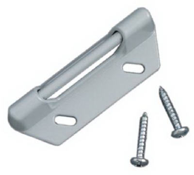Storm/Screen Door Replacement Strike Plate, Aluminum - True Value Hardware