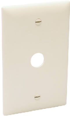 Pass & Seymour Wall Plate, Telephone/Cable-Outlet, Ivory Thermoplastic ...
