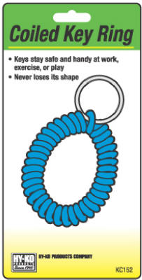 Key Ring With Wrist Coil & Split Ring - True Value Hardware