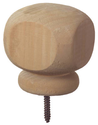 Contemporary Post Top, Wood, 2-7/8 In. Base - True Value Hardware