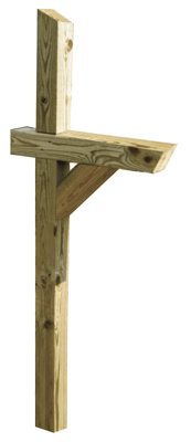Mailbox Post, Pressure-Treated Wood, 4 x 4 x 72 In. - True Value Hardware