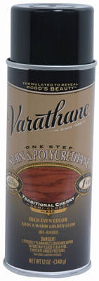 Traditional Cherry Wood Stain & Polyurethane, 12-oz. Spray - True Value ...