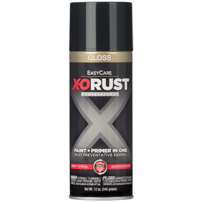 X-O Rust Anti-Rust Enamel Spray Paint & Primer, Charleston Green Gloss ...