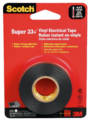 Vinyl Electrical Tape, .75 x 450 In. - True Value Hardware