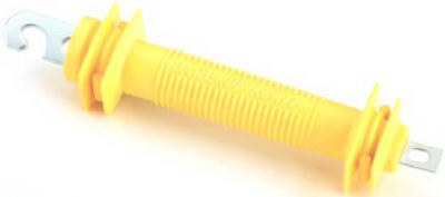 Electric Fence Gate Handle, Spring, Yellow Rubber - True Value Hardware