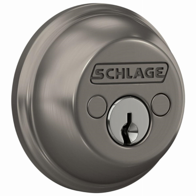 Double-Cylinder Deadbolt Lock, Satin Nickel - True Value Hardware