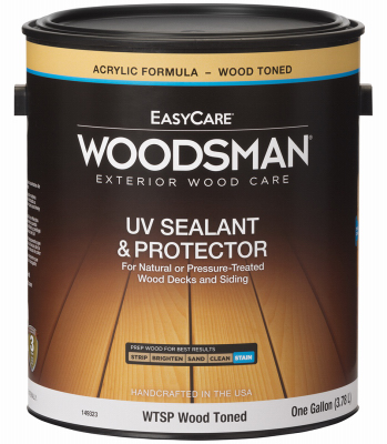 Woodsman Wood UV Sealant & Protector, Acrylic, Amber, 1 Gallon - True ...