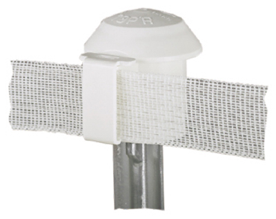 Electric Fence T-Post Safety Cap, White, 10-Pk. - True Value Hardware