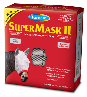 SuperMask II Horse Fly Mask, With Ears - True Value Hardware
