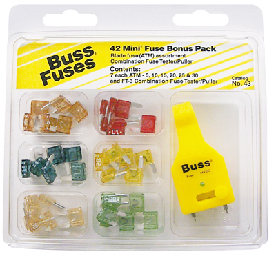 43-Pc. ATM Mini Fuse Assortment - True Value Hardware