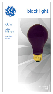 A-Line Light Bulb, Black, 60 Watt - True Value Hardware