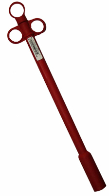 Balling Gun, Plastic, Red, Medium - True Value Hardware