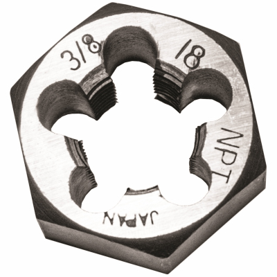 Hexagon Die, 3/8-In. x 18 NPT - True Value Hardware