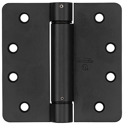 Spring Door Hinge, Adjustable, Bronze, 4 In. - True Value Hardware