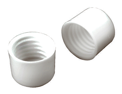 Closet End Cap, White Plastic, Pr. - True Value Hardware