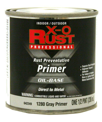 Metal Primer, Oil-Base, Interior/Exterior, Gray, 1/2 Pt. - True Value ...