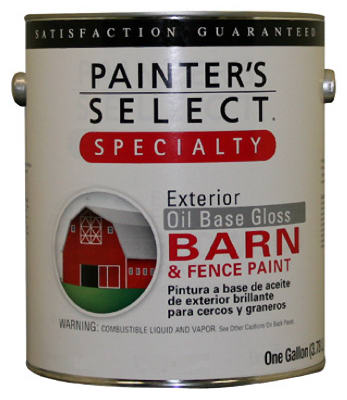 Speciality Barn & Fence Paint, Oil-Base, Gloss Ranch Red, 1 Gallon ...
