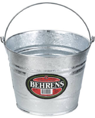 Utility Pail, Rust-Proof Galvanized Steel, 5-Qts. - True Value Hardware
