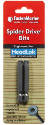 Spider Drive Bit For Headlok Fastener, 2-Pk. - True Value Hardware