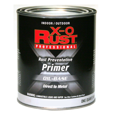 X-O Rust Metal Primer, Oil-Base, Interior/Exterior, Red, 1 Qt. - True ...
