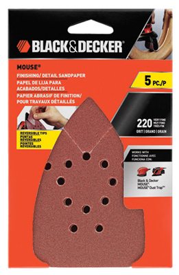 Mouse Finishing Sandpaper, 220-Grit, 5-Pk. - True Value Hardware