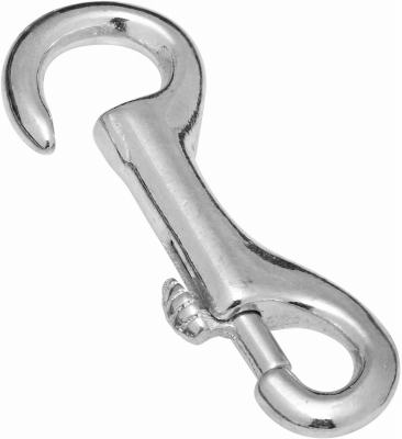 Bolt Snap, Open Fixed Eye, Zinc, 1/4 x 3-1/2-In. - True Value Hardware