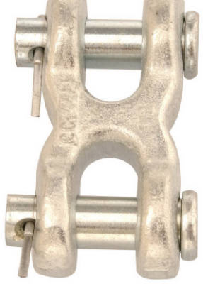 Blue-Krome Double Clevis, 7/16-In. - True Value Hardware