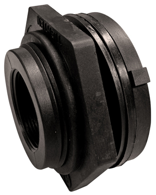 Pipe Fitting, Schedule 40 PVC Bulkhead Fitting, 1-1/2 In. - True Value ...