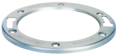 Pipe Fitting, Closet Ring, Stainless Steel - True Value Hardware