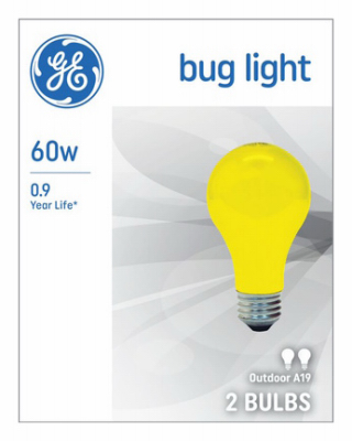 Yellow Bug Lights, Medium Base, 60 Watts, 2-Pk. - True Value Hardware