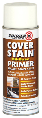 Cover Stain Primer, Sealer & Stain Killer, Oil Based, 13-oz. Aerosol ...
