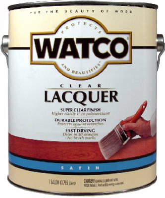 Lacquer Wood Finish, Clear Satin, 1-Gallon - True Value Hardware