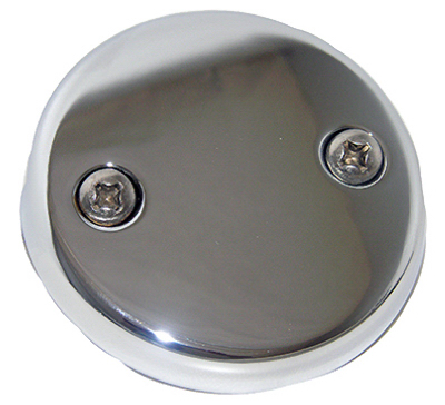 Bathtub Drain Waste/Overflow Face Plate, Universal, Chrome - True Value ...