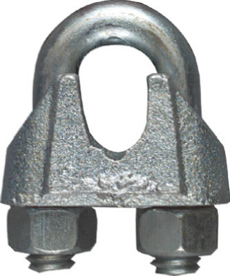 Wire Cable Clamp, Zinc, 3/8 In. - True Value Hardware