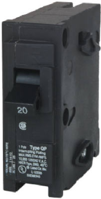 Circuit Breaker, Single Pole, 120-Volt, 20-Amp - True Value Hardware