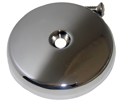 Bathtub Overflow Plate, Chrome Plated - True Value Hardware
