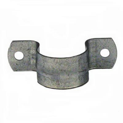 Pipe Hanger Strap, Galvanized Steel, 1 In. - True Value Hardware