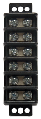 Terminal Block, 6-Circuit, 30A, 600V, 22-10 AWG - True Value Hardware